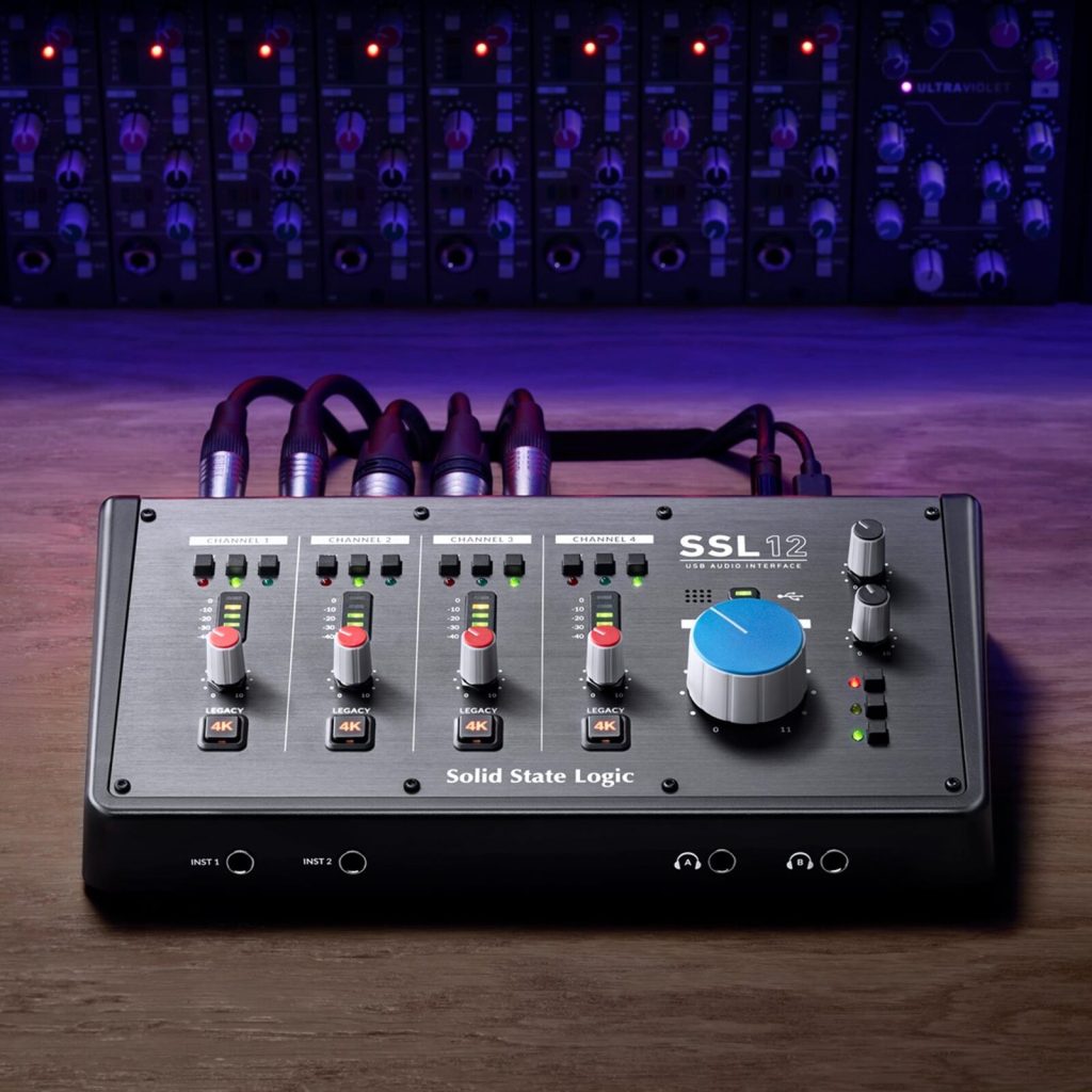 Audio Interface For Mac SSL 12 USB Audio Interface - 12-In/8-Out Studio ...